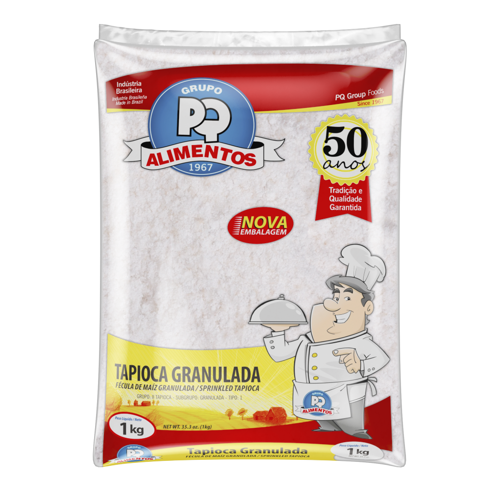 Tapioca Granulada - Grupo PQ Alimentos