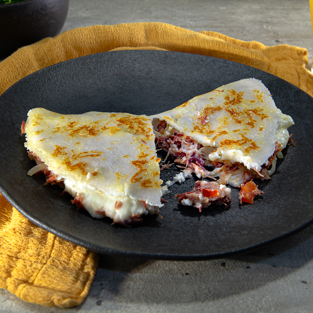 RECEITA: Tapioca de Carne Seca - Grupo PQ Alimentos