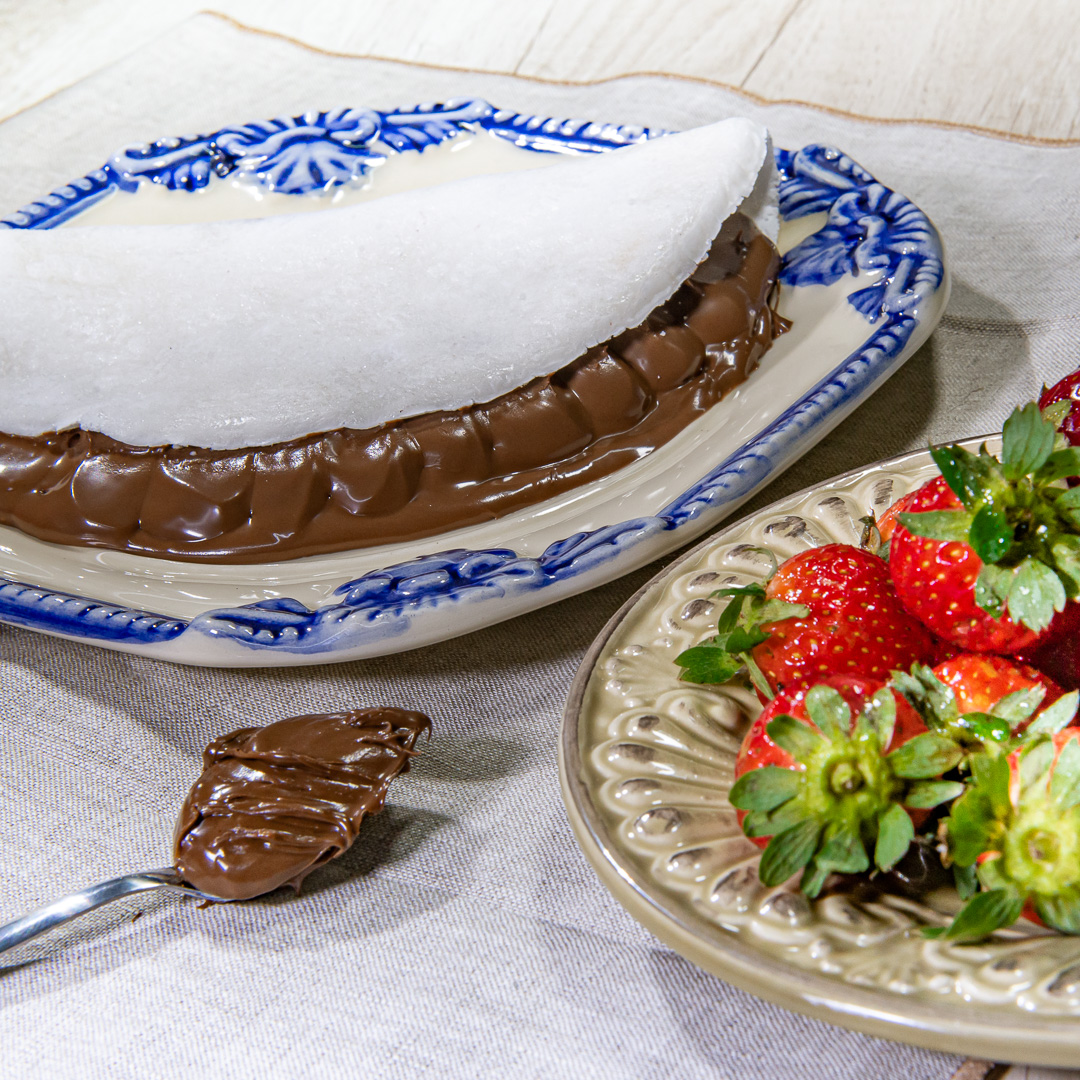 RECEITA: Tapioca de Morango com Nutella - Grupo PQ Alimentos