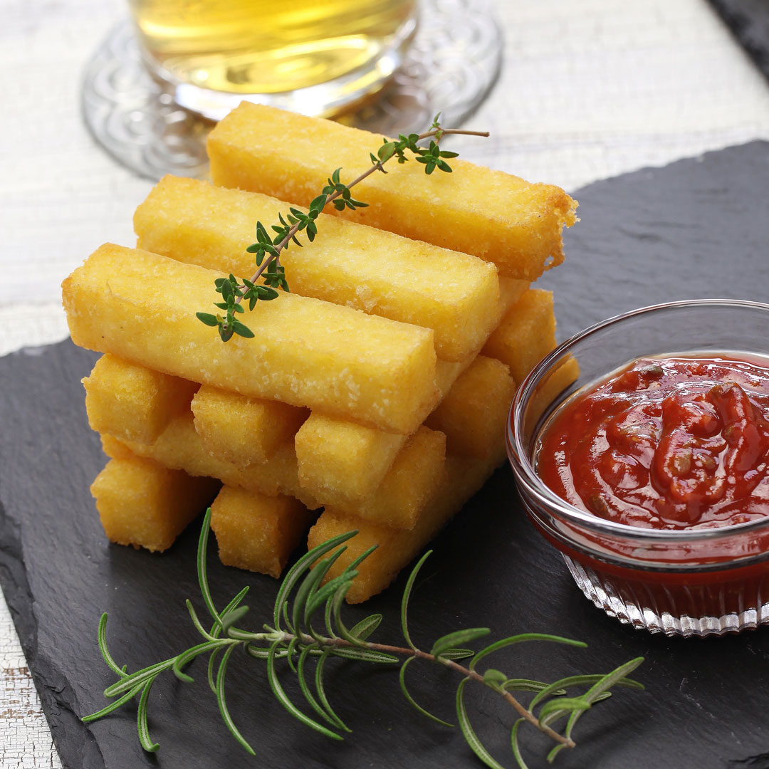 RECEITA: Polenta Frita Crocante - Grupo PQ Alimentos