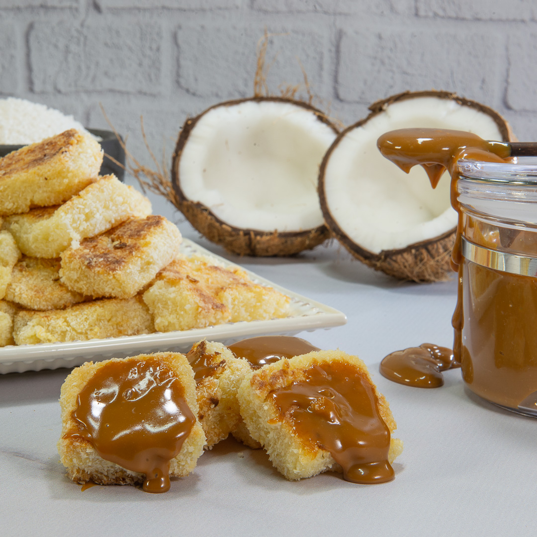 RECEITA: Dadinho Doce de Tapioca com Coco - Grupo PQ Alimentos