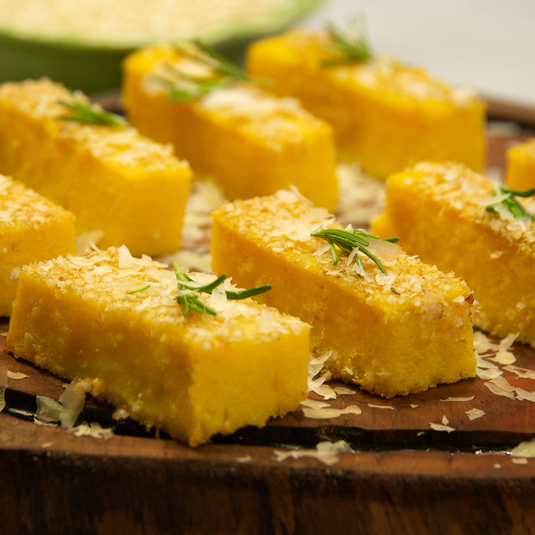 RECEITA: Polenta Assada com Quinoa - Grupo PQ Alimentos