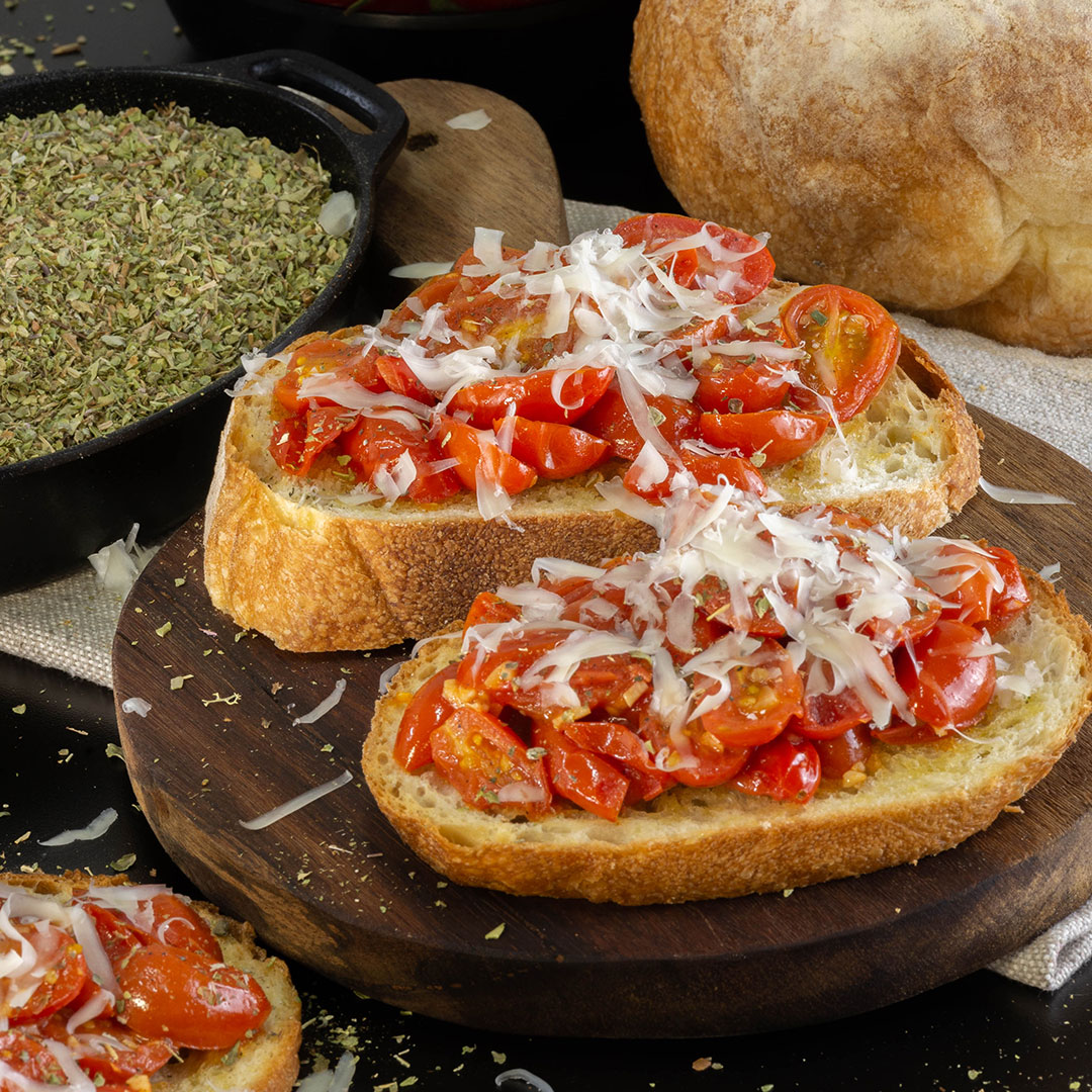RECEITA: Bruschetta de Tomate com Páprica Defumada e Orégano - Grupo PQ ...