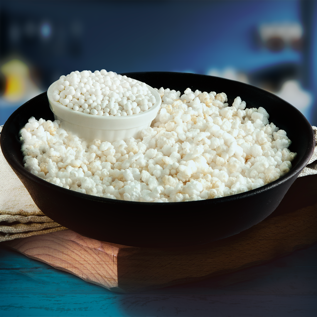 RECEITA: Pipoca de Sagu - Grupo PQ Alimentos