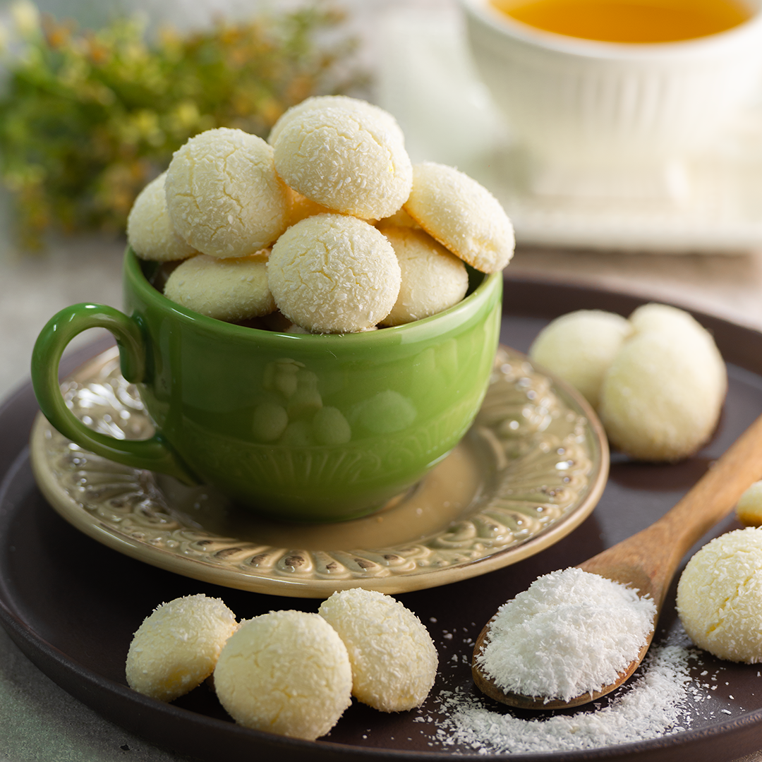 RECEITA: Bolacha com Amido e Coco - Grupo PQ Alimentos