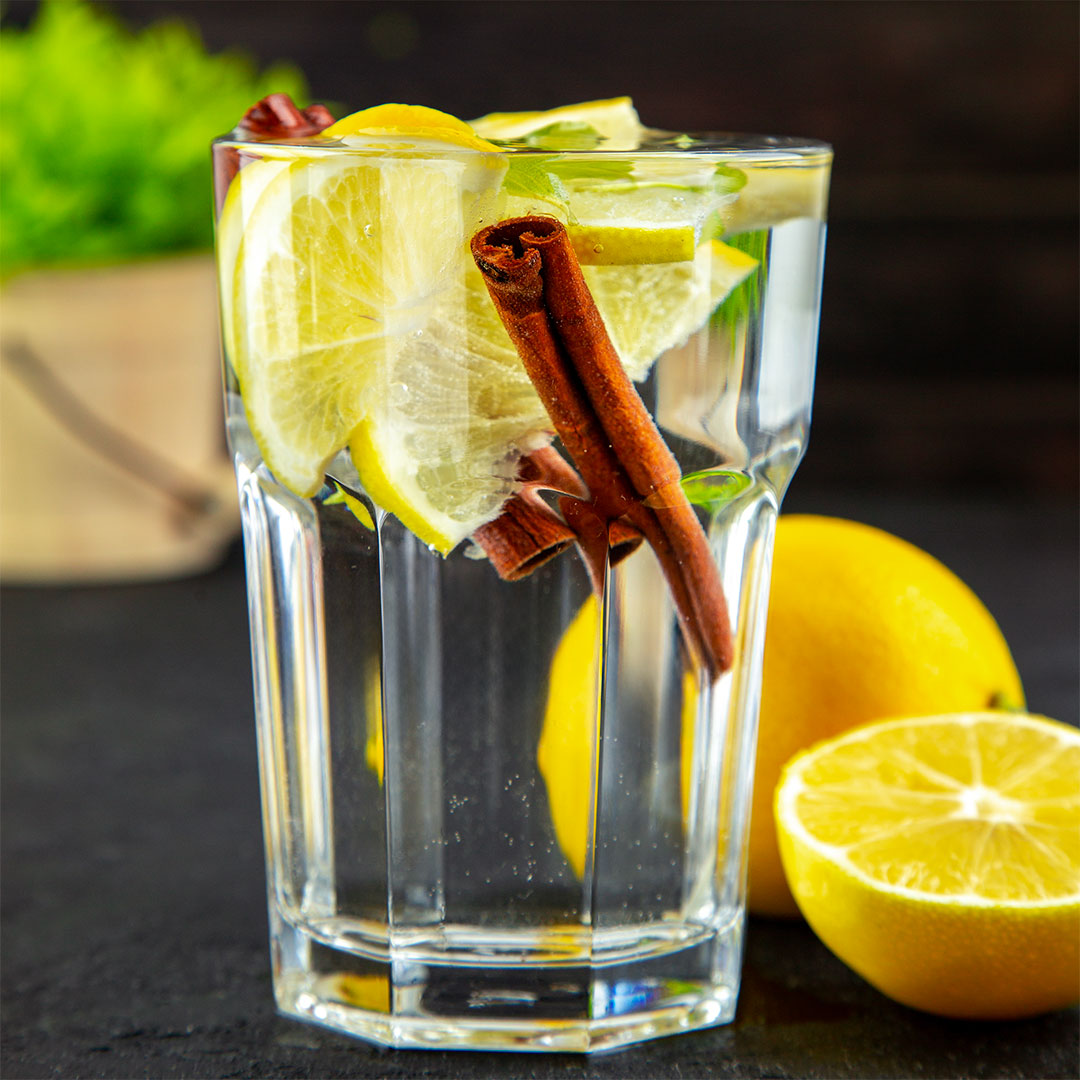 RECEITA: Água Saborizada com Limão e Canela - Grupo PQ Alimentos