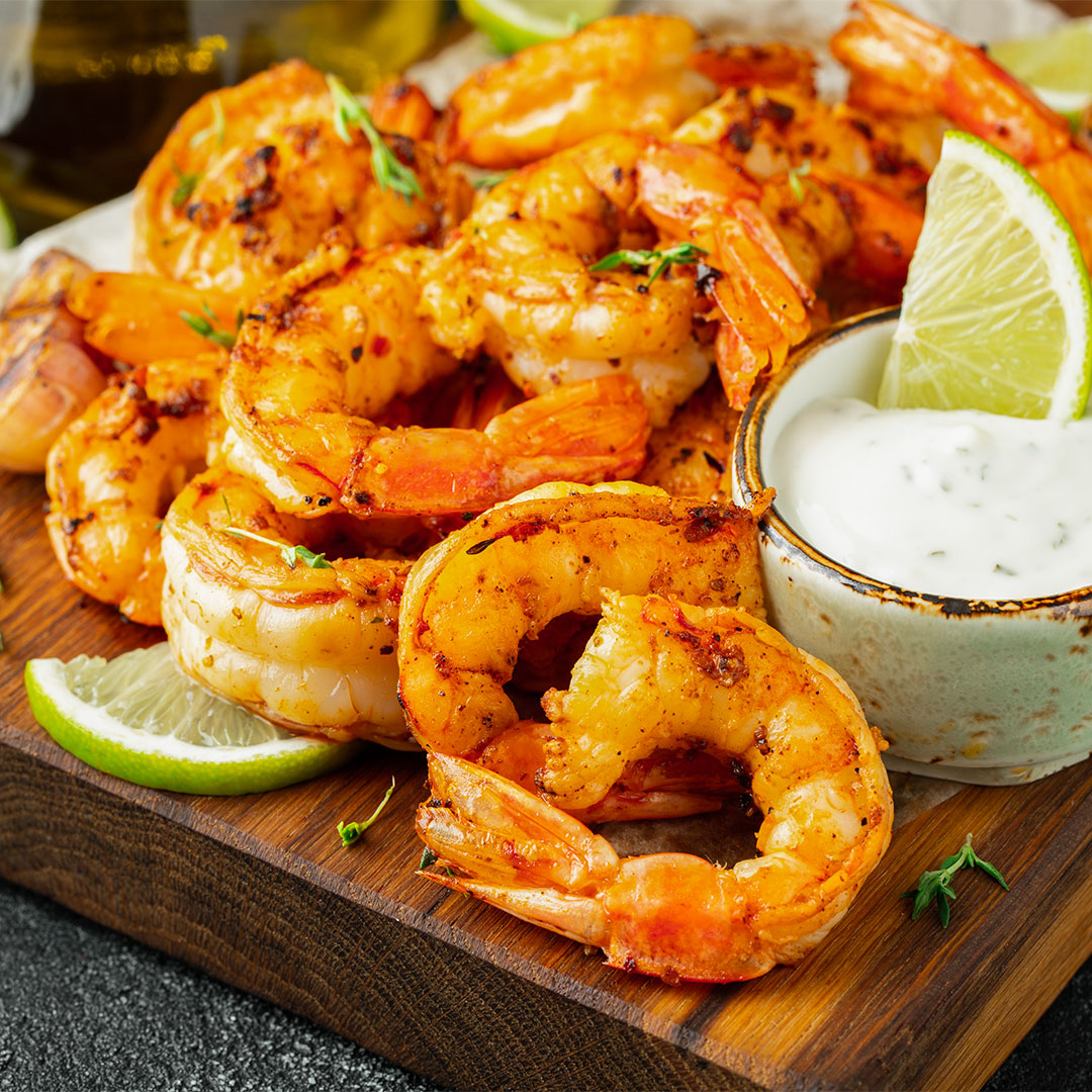 RECEITA: Camarão Grelhado - Grupo PQ Alimentos